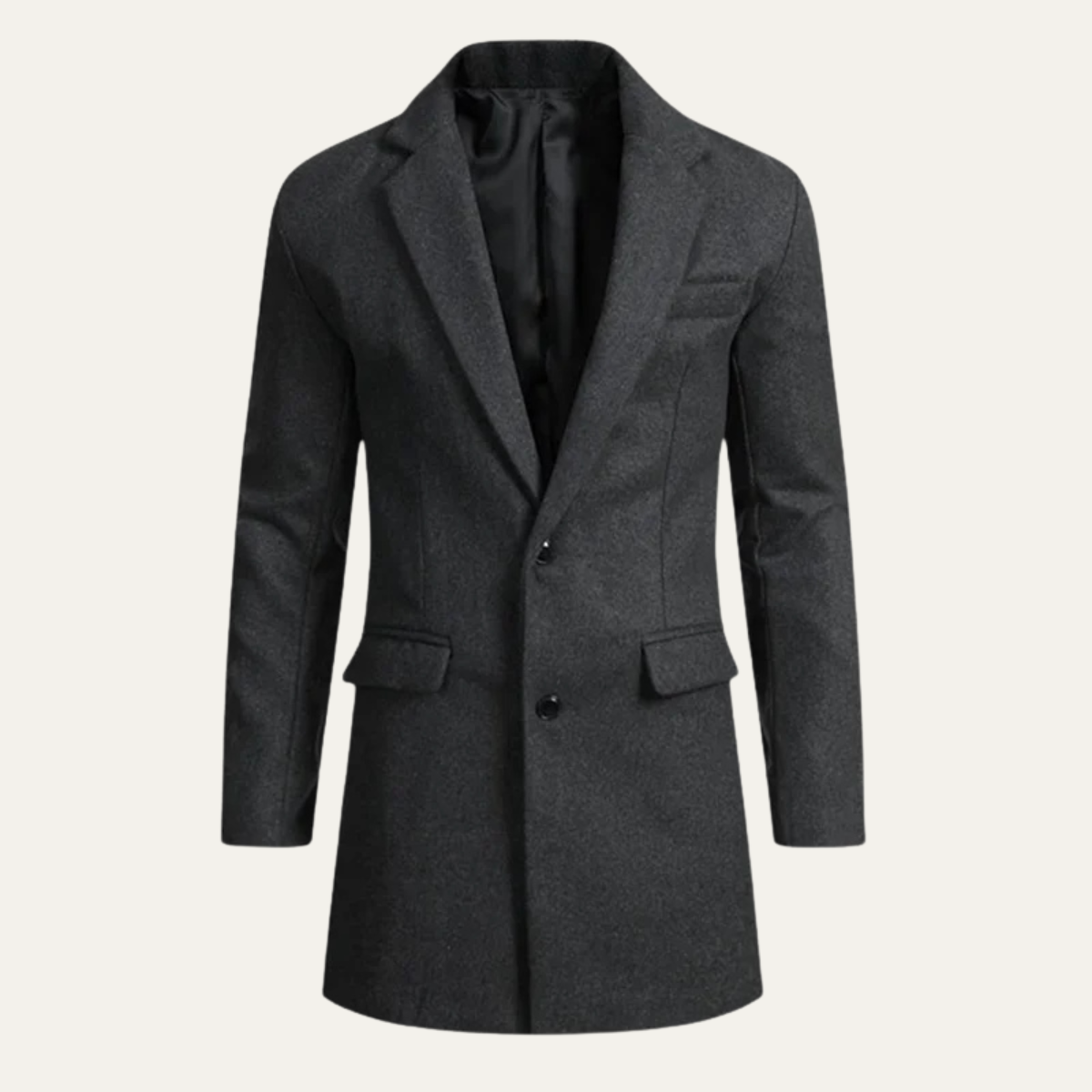 The Orkney Men's Smart Casual Winter Wool Blend Overcoat - The True ...